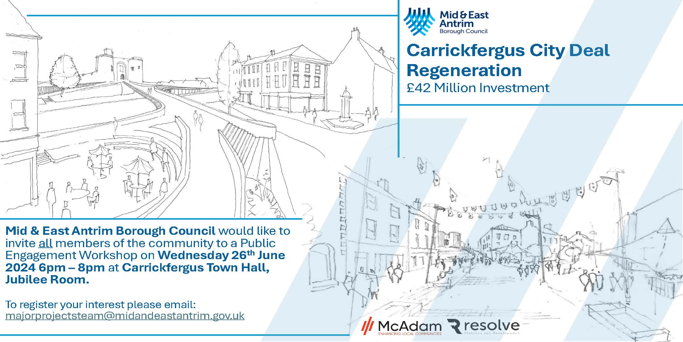 Public invited to shape the future of Carrickfergus through upcoming ...