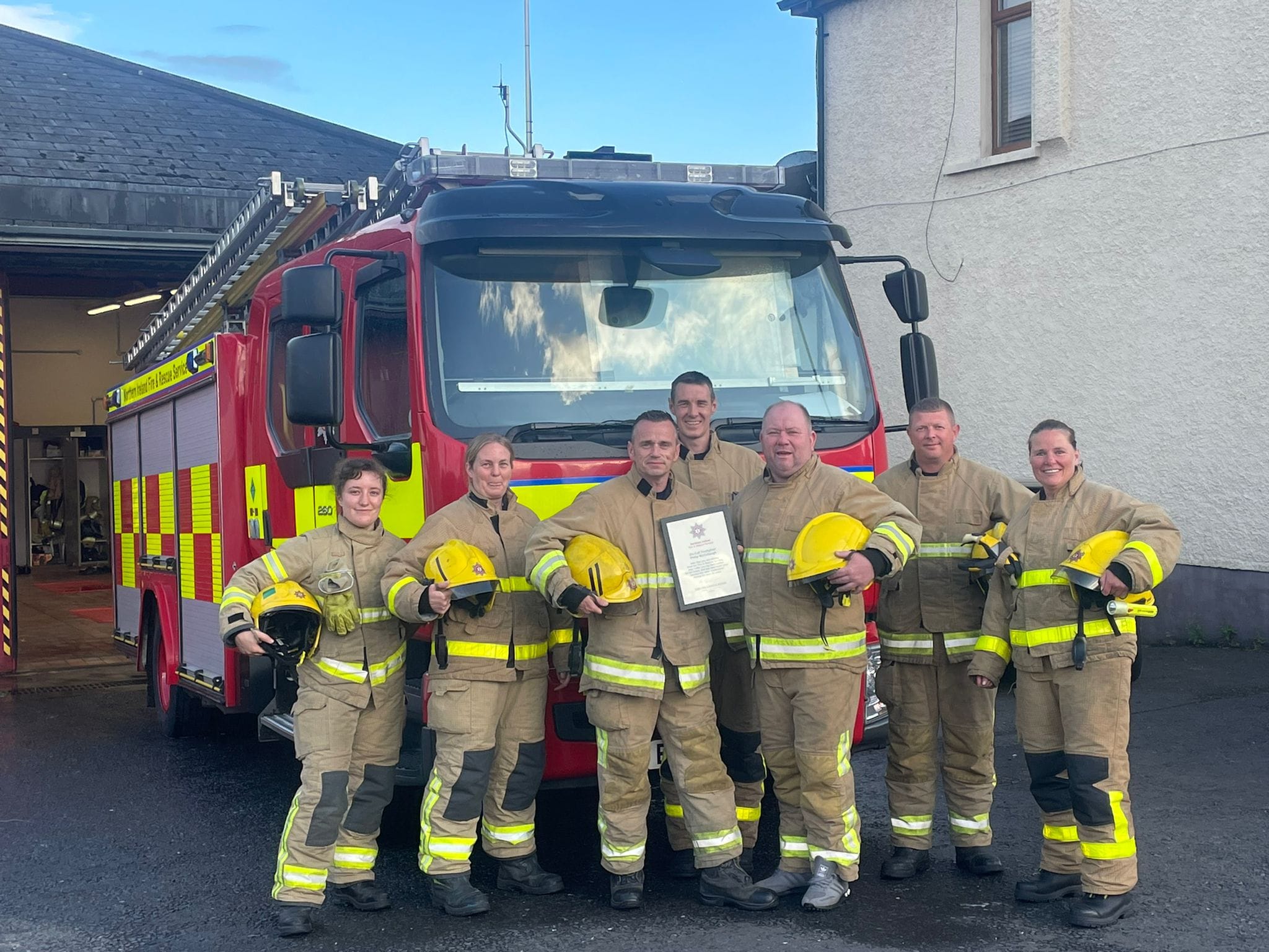 Whitehead Firefighter Retires After 28 Years of Service - Northern Ireland Online